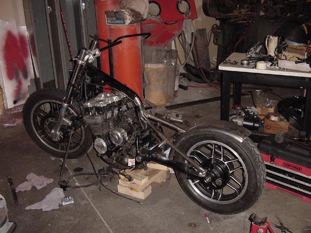 83 Honda nighthawk CB650SC Hardtail Project!!!!